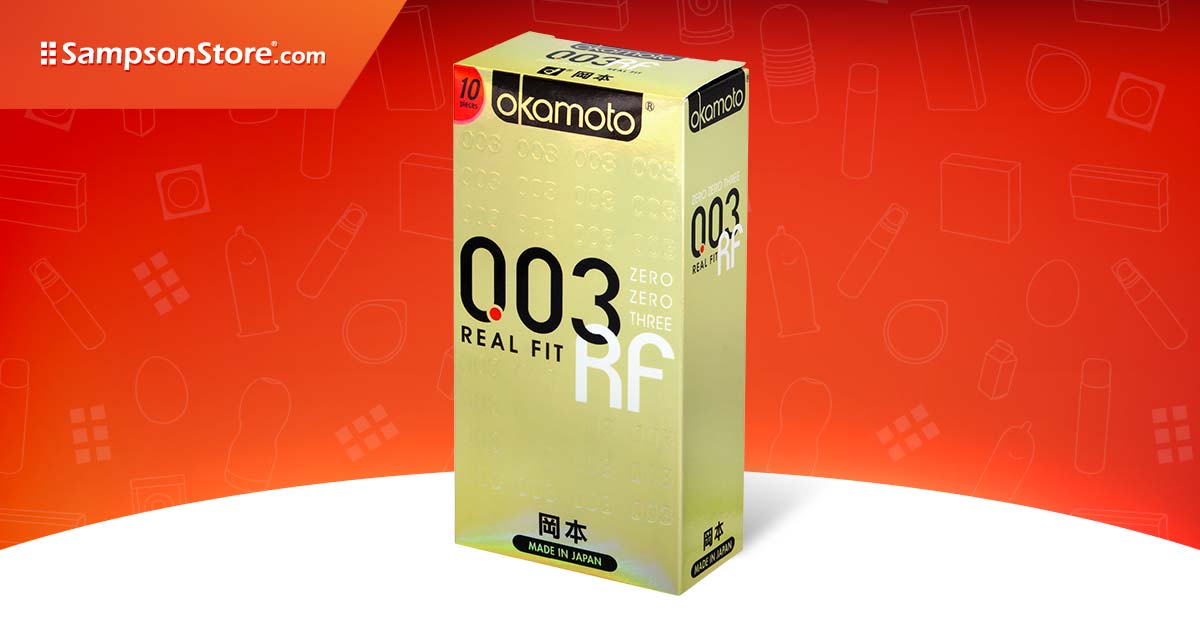 Okamoto 0.03 Real Fit 10's Pack Latex Condom - Sampson Store