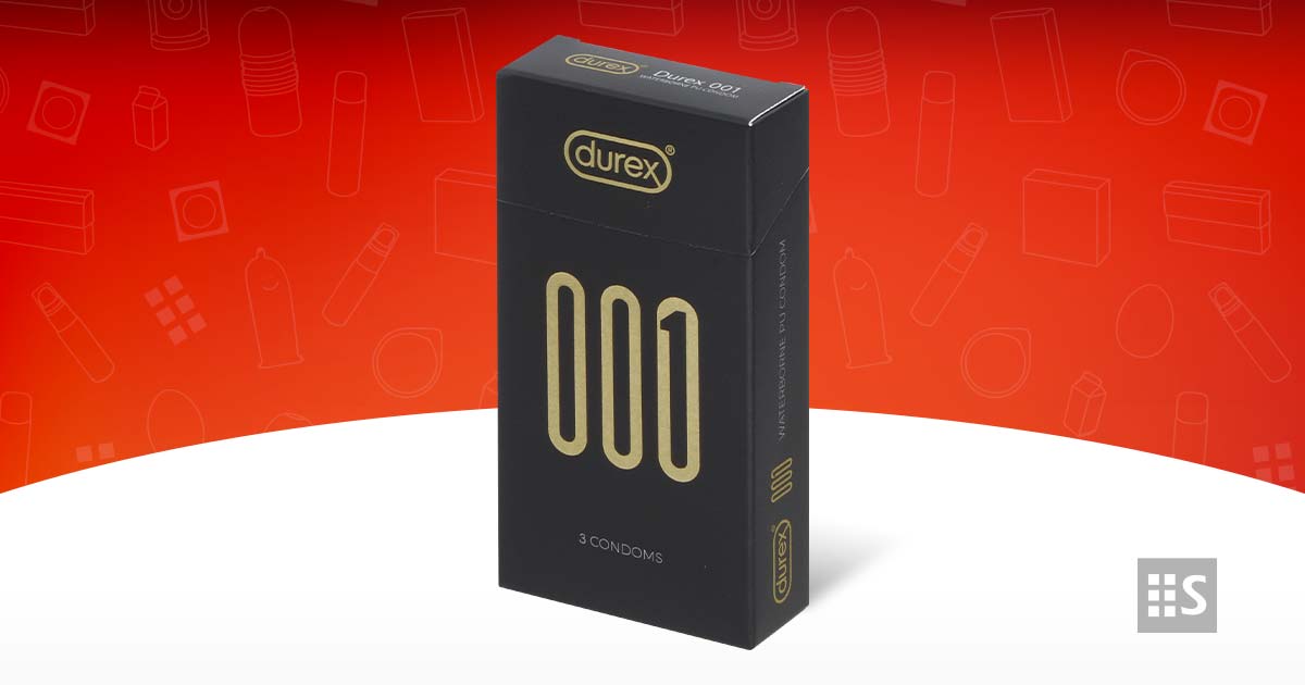 Durex 001 3's Pack Polyurethane Condom - Sampson Store