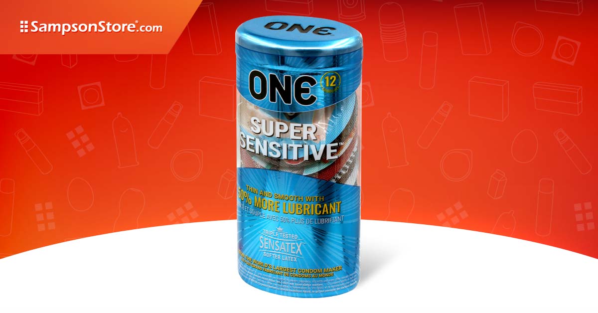 ONE Super Sensitive 12's Pack Latex Condom - Sampson Store