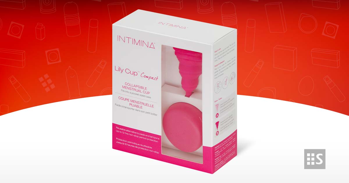Intimina Lily Cup Compact Collapsible Menstrual Cup (Size B) - Sampson ...